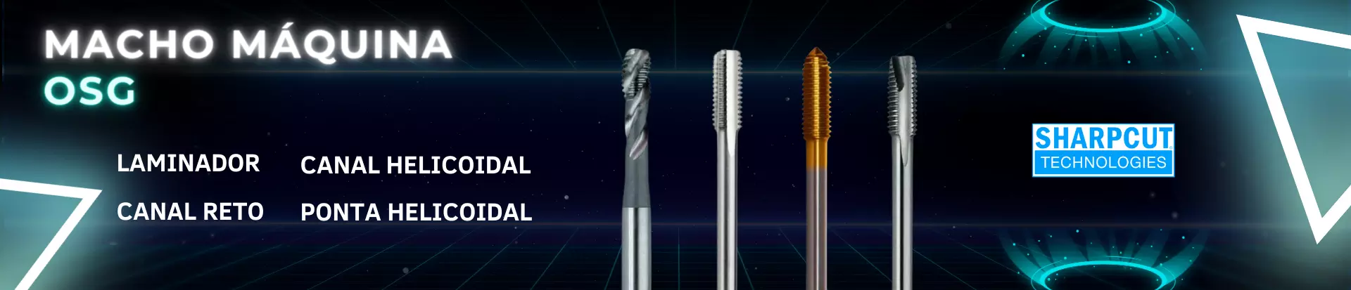 Ferramentas de Usinagem - Ferramentas de Corte para Usinagem - Sharpcut
